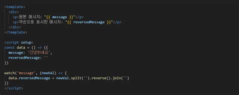 Vuejs Computed와 Watch