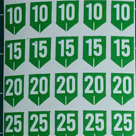 Jual Sticker Turret Tape Stiker Turet Tele Scope Turret Tape Hijau Besar 10mm Kota