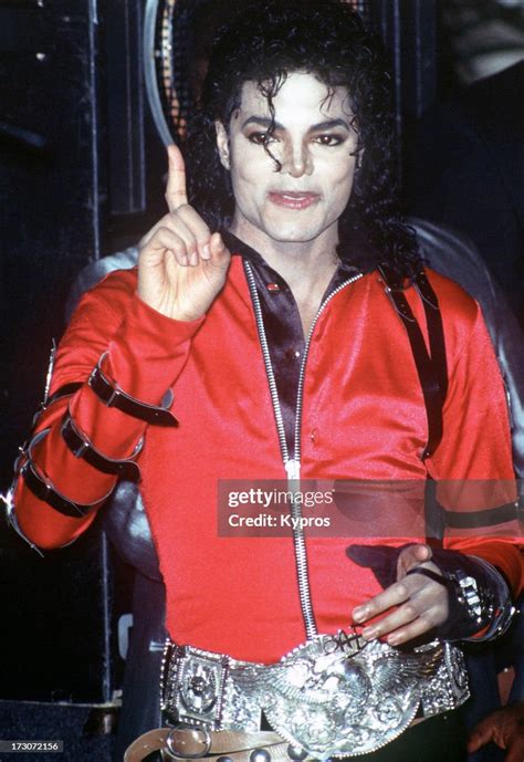 Michael Jackson 1990 Michael Jackson Honored By Cbs Records Los