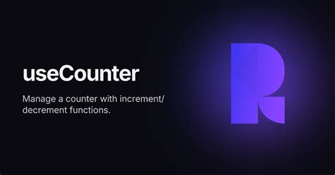 Usecounter React Hook Raddix