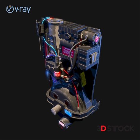 Proton Pack Ghostbusters 3d Stock 3d Models For Professionals