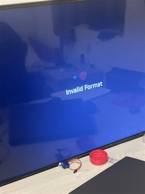 Rpi Displaying Invalid Format Rraspberrypiprojects
