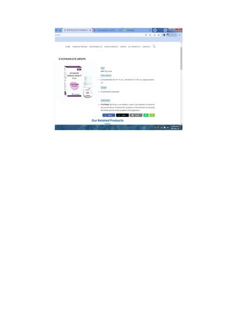 Cyclopentolate Ophthalmic Solution Eye Drop Packaging Type Bottle