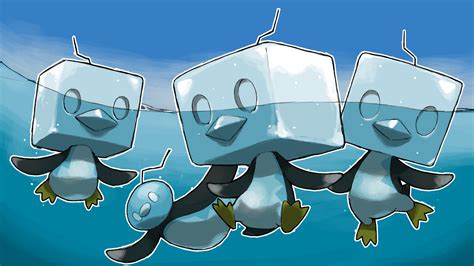 Eiscue Eiscue And Eiscue Pokemon Drawn By Blacknirrow Danbooru