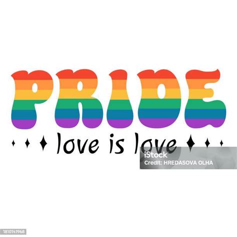 무지개 Lgbt 프라이드 커뮤니티의 상징 Lgbt 인용문 흰색 배경에 고립된 프라이드 0명에 대한 스톡 벡터 아트 및 기타 이미지 0명 Lgbtqia 문화 개념