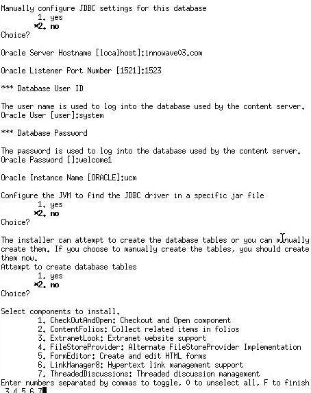 Oracle Ucm Content Server Installation On Linux Step By Step Doc