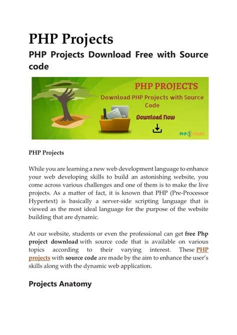 Ppt Php Projects Powerpoint Presentation Free Download Id9791033