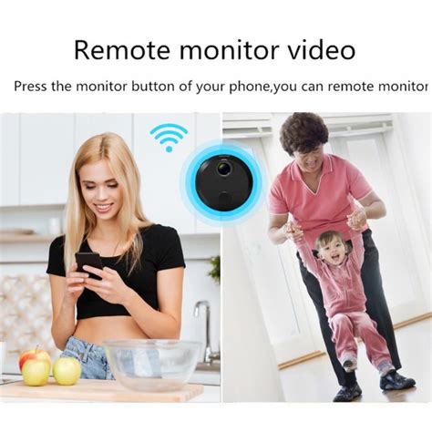 Безжична мини видео камера с висока резолюция Full Hd 1080p Ip Wifi запис и наблюдение в реално