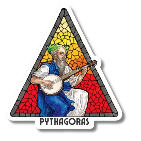 Pythagoras Triangle Sticker Pythagoras