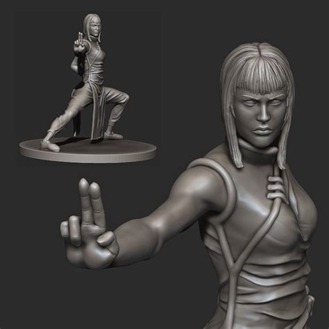 3d Printable Martial Artist By Vanquish The Darkness
