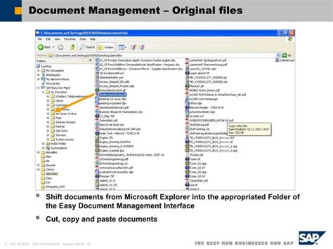 Sap Easy Dms Ppt Operating Systems Computer Software And Applications