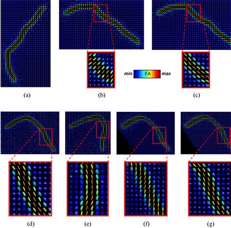 Ellipsoidal Representations Of Synthetic Dt Mri Data Sets Using Fa