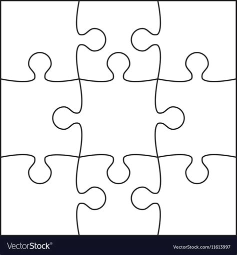 9 Puzzle Pieces