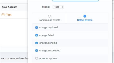stripe charge succeeded webhook not firing for connected account