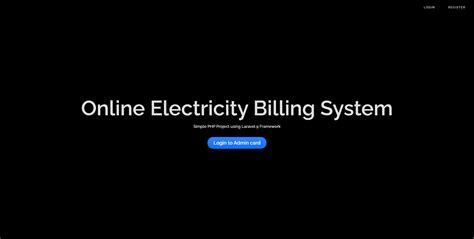 Simple Electric Billing Management System In Php Using Laravel 9 Free Source Code Sourcecodester