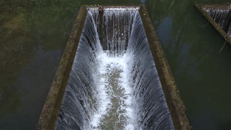 Lake Overflow Structure Stock Footage Video 709510 Shutterstock