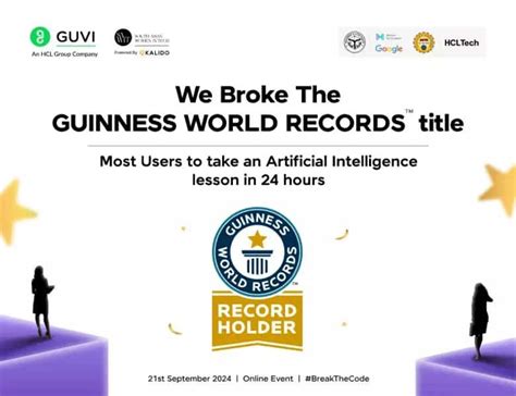 thiruvitha murugan on linkedin ai generativeai guinnessworldrecord