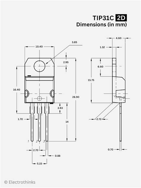 Quick Overview Tip31c Npn Power Transistor Electrothinks