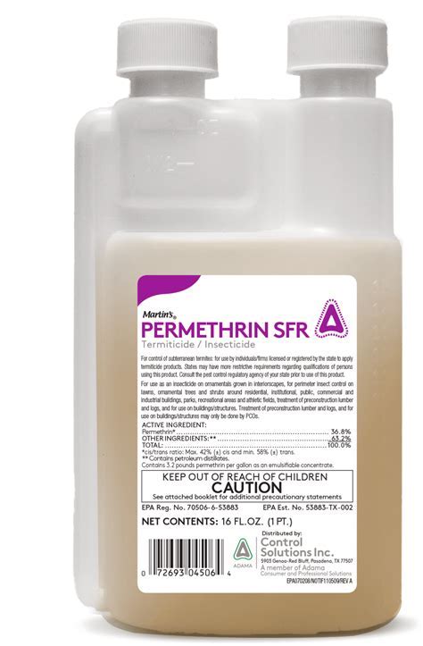 How Long Does It Take Permethrin Sfr To Kill Insects