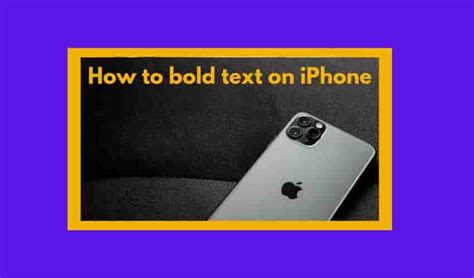 How To Bold Text On IPhone In Finde The Screenshots