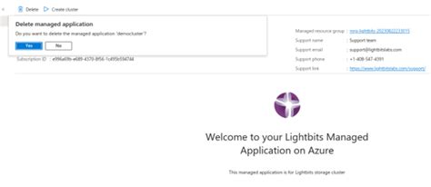 Canceling Your Plan Deleting Your Cluster Lightbits Library