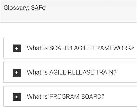 Glossary SAFe ScrumDesk Meaningful Agile