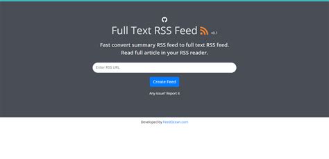 github feedocean rss2full cross platform full text rss feeds self