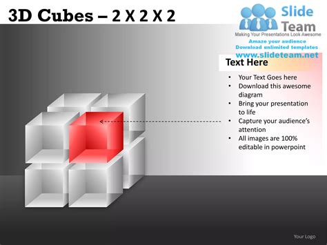 3d Cubes 2x2x2 Powerpoint Presentation Slides Db Ppt Templates Pdf