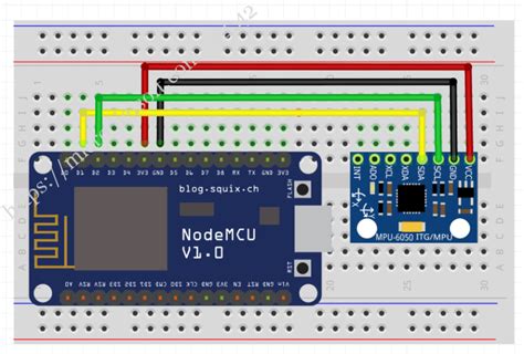 Mpu6050 Motion Sensor Interfacing With Esp8266 Nodemcu