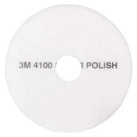 3m 17 Inches White Buffing Floor Pad 4100 At ₹ 450 Piece In New Delhi Id 2854145689262