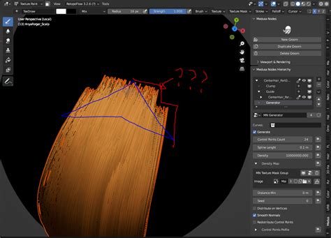 Hair Medusa Nodes 396 By Saikafu Blender And Cg Discussions Blender Artists Community