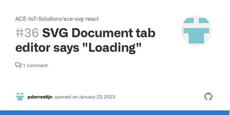 Svg Document Tab Editor Says Loading · Issue 36 · Ace Iot Solutions