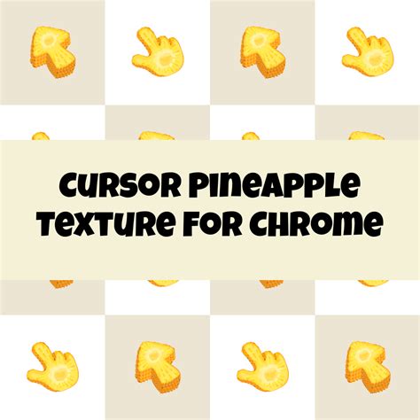 Cursor Cursor Pineapple Texture For Chrome For Chrome Cursor Space