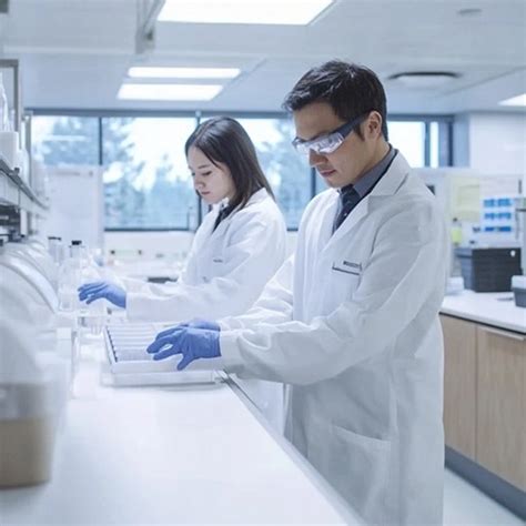 Two Laboratory Scientists Prepare Samples For Ngs Testing