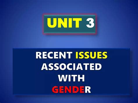 Concept Of Sex And Gender Ppt