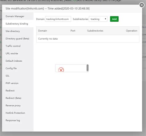 How Can I Add Subdomain And Connect With Sub Directory Aapanel