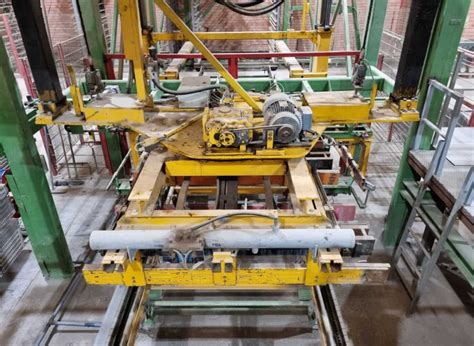 lingl loading unloading system for trolleys and slat storage