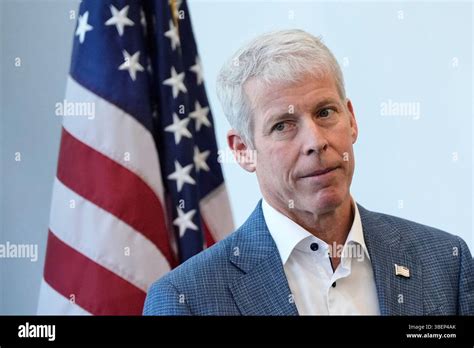 U S Secretary Of Energy Chris Wright Listens During A Press Conference At Lawrence Berkeley