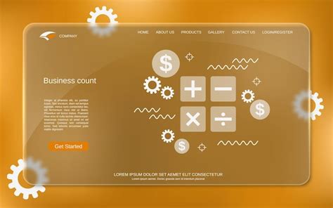 Premium Vector Business Count Vector Concept Illustration