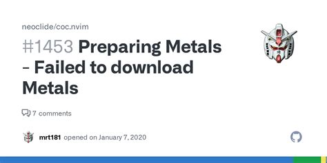 Preparing Metals Failed To Download Metals · Issue 1453 · Neoclide