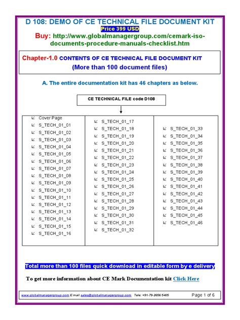 Ce Technical Documentation Pdf Verification And Validation Specification Technical Standard