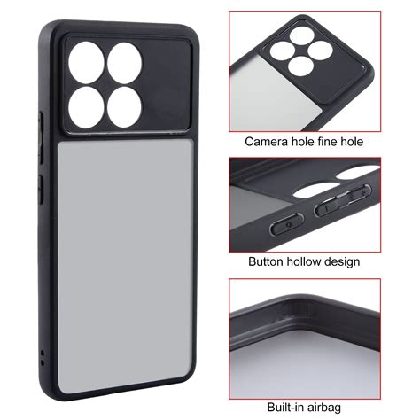 For Xiaomi Redmi K K Pro Fine Pore Matte Black Tpu Pc Phone Case Alexnld Com