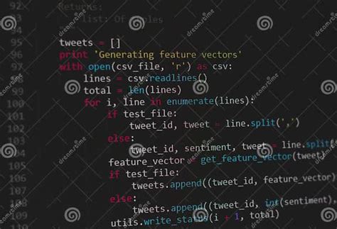 code source du logiciel du développeur sur l écran du moniteur