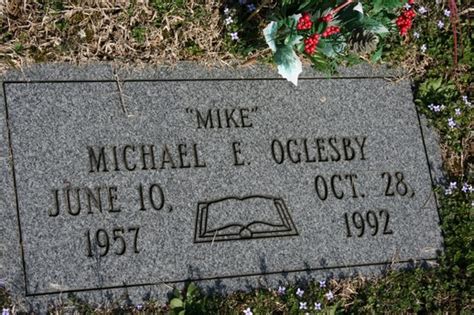 Michael E Oglesby 1957 1992 Find A Grave Memorial