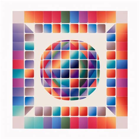 premium photo abstract sphere in color gradient a unique artwork
