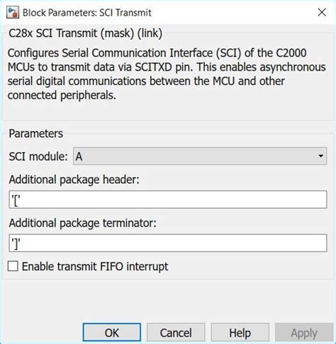 Ccstms320f28027 Trouble Getting Adc Result To Send Through Sci Using Simulink C2000