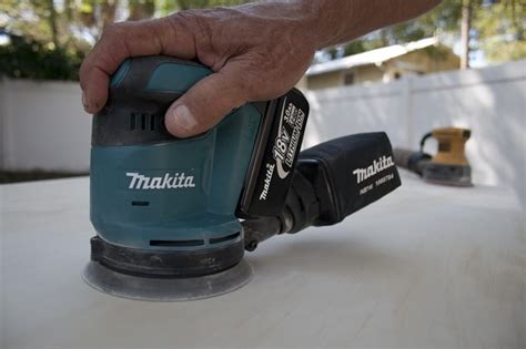 Makita Xob V Cordless Random Orbit Sander Review Ptr