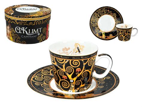 Gustav Klimt Életfa Eszpresszó Csésze 100 Ml Porcelán Carmani