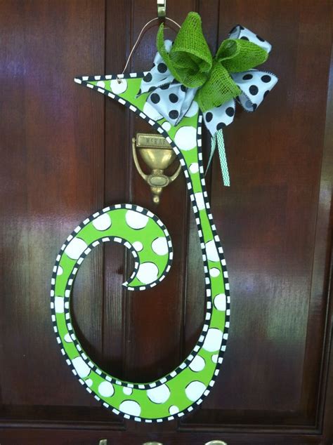 Lime J Free Lettering Painted Doors Hand Painted