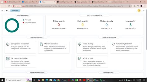Cybersecurity Siem Wazuh Monitoring Opensource Threatdetection Securityautomation